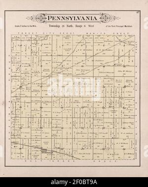 Plat book of Mason County, Illinois Stock Photo - Alamy