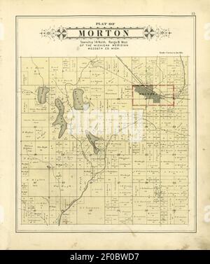 Plat book of Mecosta County, Michigan Stock Photo - Alamy