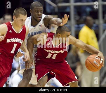 North Carolina's Reggie Bullock (35) grabs a rebound near Gardner-Webb ...