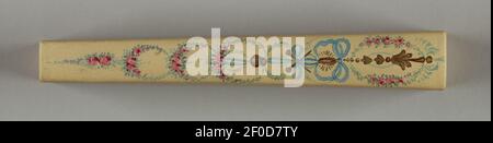 Pleated Fan And Case, late 19th century Stock Photo - Alamy