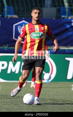 Loic Bade (France) during the Football, Men's Group A, between France ...