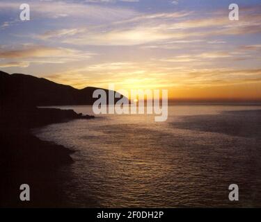 Point Mugu, California, at sunset Stock Photo - Alamy