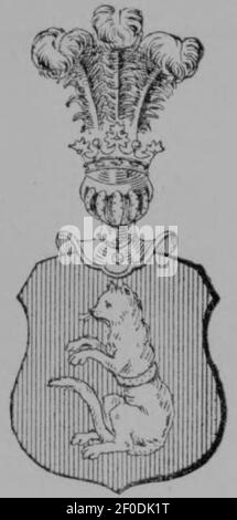 POL COA Kot Morski Ostrowski is a coat of arms, a heraldic symbol of a ...
