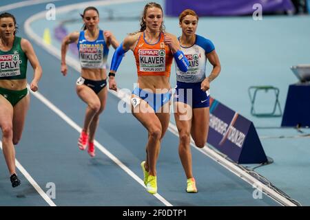 TORUN, POLAND - MARCH 6: Lieke Klaver of The Netherlands competing in ...