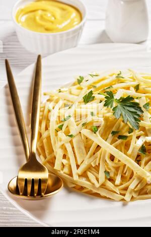 Celery Root Remoulade, classic bistro salad julienned celery root melds ...