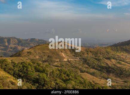 Aerial view of mountains by Monteverde Cloud Forest, Costa Rica Stock ...
