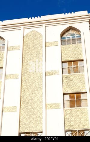 in oman new house brick building the city backgroun sky Stock Photo - Alamy