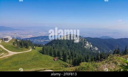 Fabulous view towards Brasov from above Stock Photo - Alamy