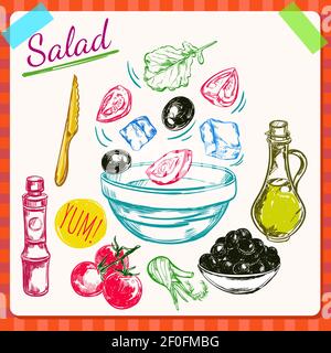 Cooking infographic sketch Stock Vector Image & Art - Alamy