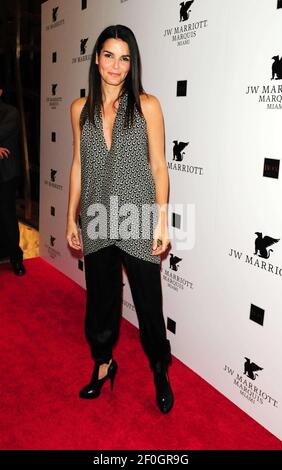 Angie Harmon The grand opening celebration of the JW Marriott Marquis ...