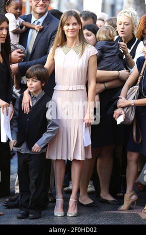 Peter Hermann, Mariska Hargitay with August, Andrew & Amaya Hermann as ...