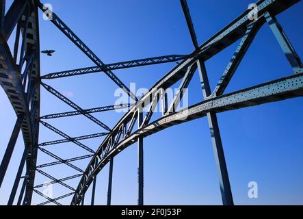 Column beam & girders on construction industry building site including ...