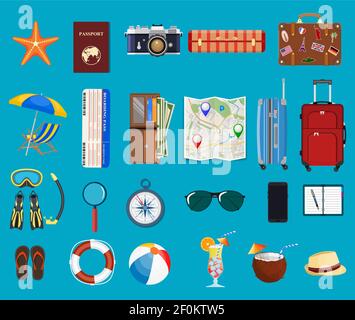 Travel big luggage symbol vector illustration graphic design Stock ...