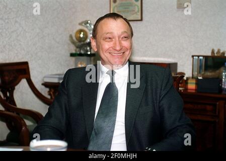 13 Jan 1999; Russia, Moscow. Notorious businessman Lev Cherny is ...