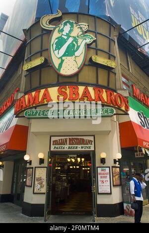 Sbarro, Mama Sbarro's, Times Square, New York Stock Photo - Alamy
