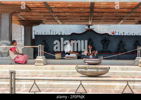 Yogeshwar Linga, which was consecrated by Sadhguru, as manifestation of ...