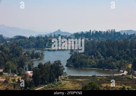 Upper Lake View Kodaikanal Tamil Nadu India Stock Photo - Alamy