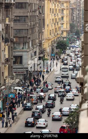 Egypt, Cairo, traffic jam Stock Photo - Alamy