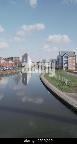 Electric Wharf - City Wharf - Coventry Canal, Coventry UK Stock Photo ...