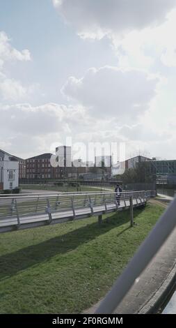 Electric Wharf - City Wharf - Coventry Canal, Coventry UK Stock Photo ...