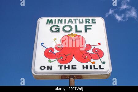 Sign - Jockey's Ridge Mini-Golf - Nags Head - North Carolina ca. 1985 ...