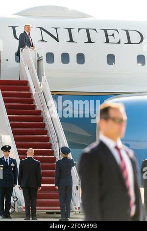 President Donald Trump prepares to board Air Force One, Tuesday, June ...
