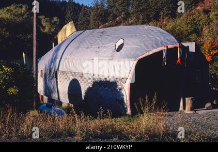 Fish Inn diagonal view from mouth Old Route 10 Coeur d'Alene Idaho ca ...