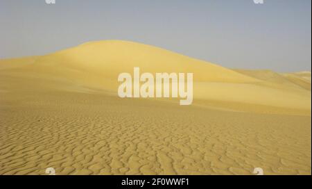 April 2008 - Siwa, Egypt - View of the sand dunes in the Great Sand Sea ...
