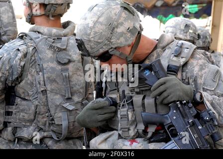 11 May 2008 - Sadr City, Iraq - Sgt. Yensy Santana, a New York City ...