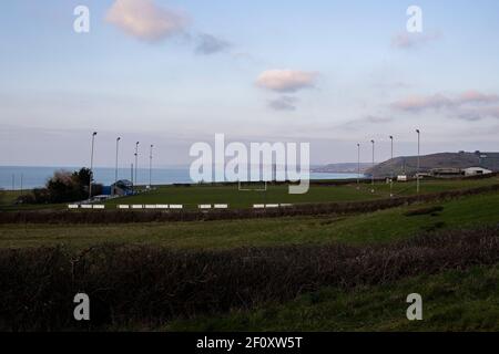 A view of Aberaeron Rugby Club on the 7th March 2021. Credit: Lewis ...