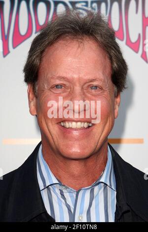 04 August 2009- Hollywood, California- Rick Dees arrives with his son ...