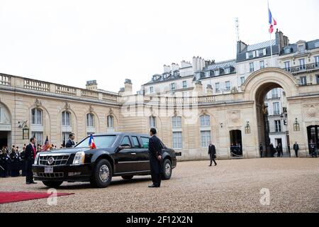 French president Emmanuel Macron at armistice day, Paris, France Stock ...