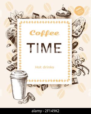 Milk products vintage vector poster. Organic natural fresh cheese ...