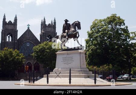 Statue of General J.E.B Stuart by sculptor Frederick Moynihan was ...