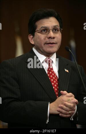 U.S. Attorney General Alberto Gonzales (R) and Acting Deputy Attorney ...