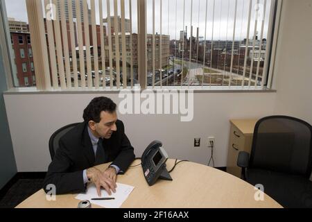 Dr. Anthony Atala explains his discovery during an interview in a ...