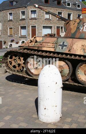 A German Panzer V tank in Houffalize, Belgium Stock Photo - Alamy