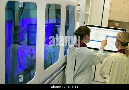 group of laboratory employees Stock Photo - Alamy