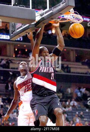 Ruben Patterson of the Portland Trail Blazers during 103-96 overtime ...