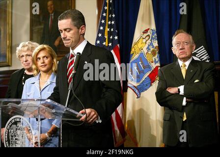 Gov. James McGreevey, wife Dina Matos McGreevey and daughter Morag ...