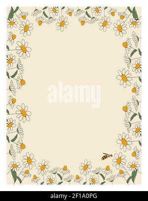 Hand drawn frame and place for your text. Acrylic painting geometric ...