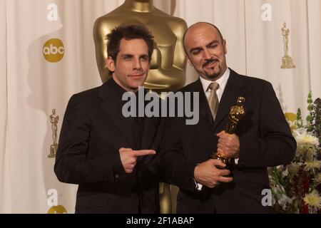 Angus Strathie with Oscar for achievement in costume design for "Moulin ...