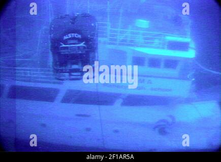 An SMD Remotely Operated Vehicle (ROV) cable trenching crawler working ...