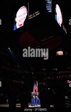 Washington Wizards owner Abe Pollin(R), shown in 2000 file photo, died ...