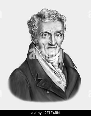 Philippe Pinel, French Physician, Father of Modern Psychiatry Stock ...