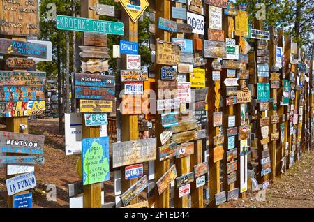 Watson Lake Signpost Forest collection signs cities towns locations ...