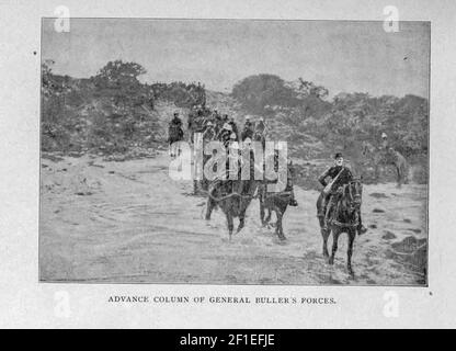 BOER WAR British troops in an armoured train near Kimberley, South ...