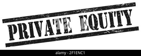 PRIVATE EQUITY text on black grungy vintage rectangle stamp Stock Photo ...
