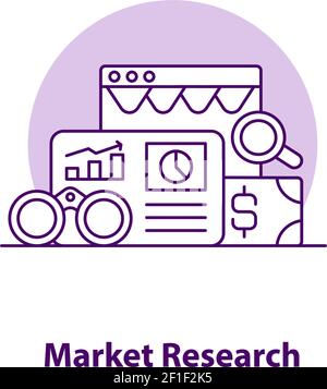 Investment Analysis icon. Monochrome simple line Stock Market icon for ...