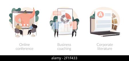 Business coaching abstract concept vector illustration Stock Vector ...